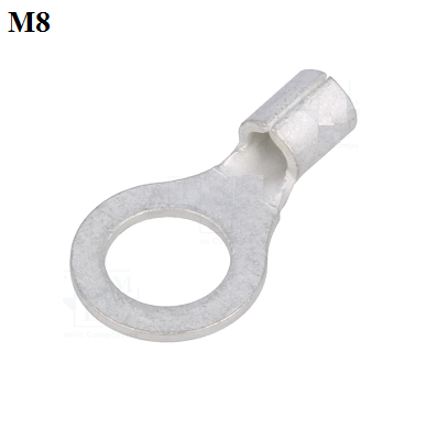 Ring terminal M8-8.4mm, non-insulated, 2.5-6mm²