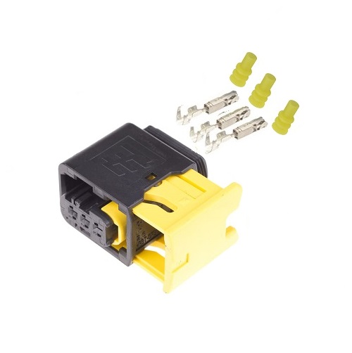 3 way female connector HDSCS for front indicator&side marker, Actros ...