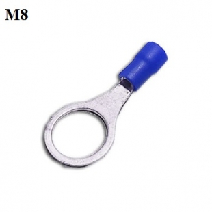 Ring terminal M8-8.4mm, insulated, 2.5 mm²