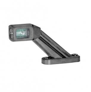 End outline marker lamp LED HORIZONT-84mm, 12-24v, cable 3M, LEFT, Hella